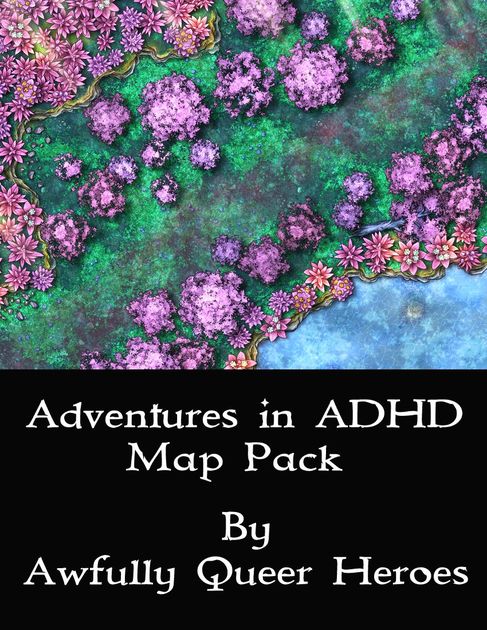 Adventures in ADHD Map Pack | RPG Item | RPGGeek