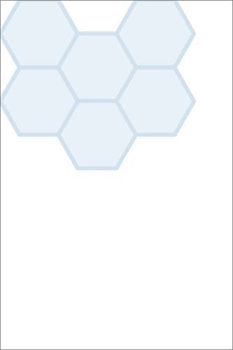 Create a hexagon "bee" shape in nanDECK - How?