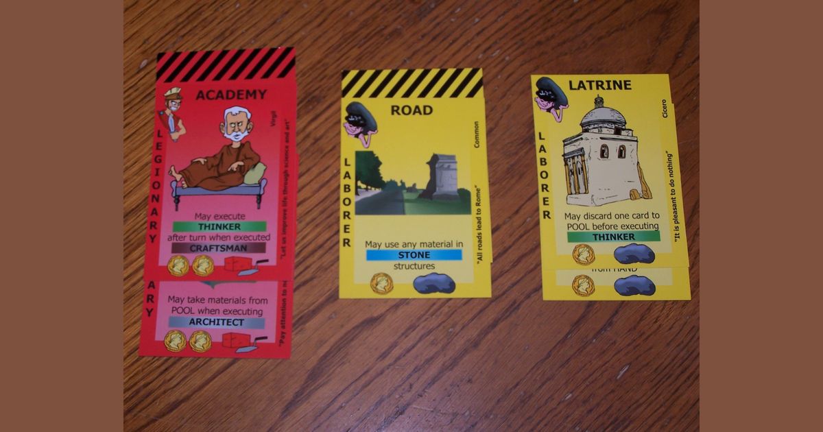 Games with multi-purpose cards