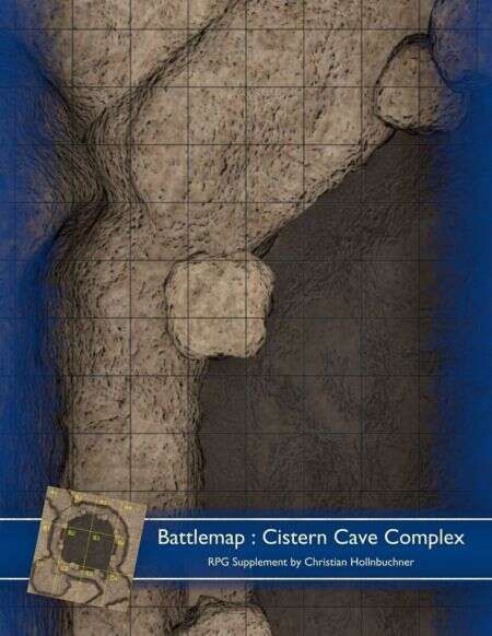 Battlemap: Cistern Cave Complex | RPG Item | RPGGeek
