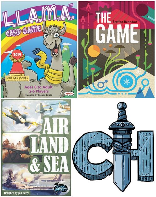 Quick Hits - L.L.A.M.A., Air, Land & Sea, The Game | The Cardboard ...