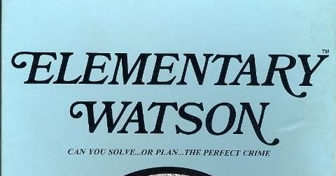 Elementary Watson | Board Game | BoardGameGeek