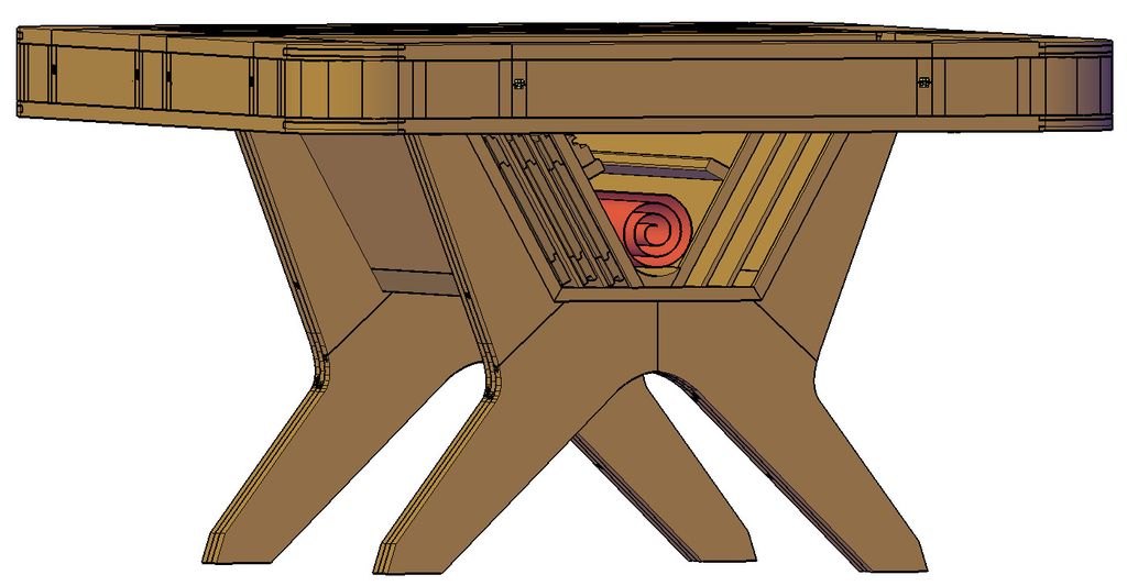 Wade Through My Babble about Designing and Building a Games Table