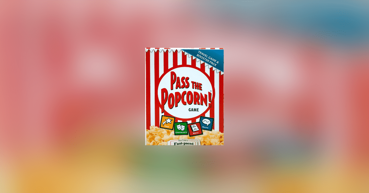Pass the Popcorn Travel Game and Booster Pack | Board Game | BoardGameGeek