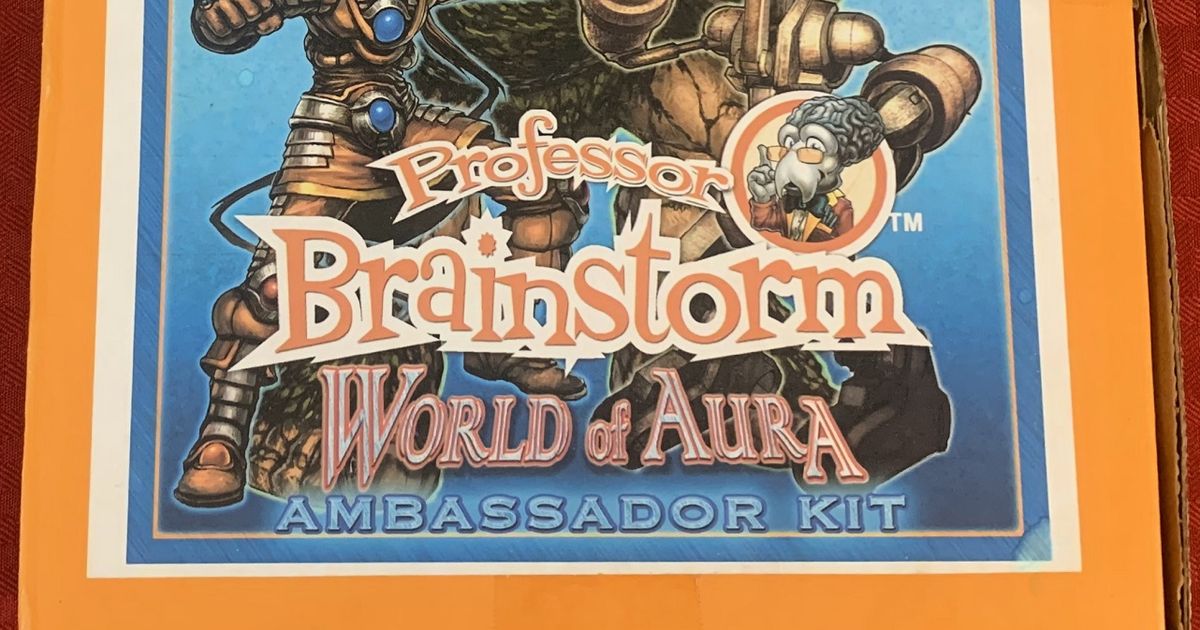 Professor Brainstorm World of Aura Ambassador Kit | Board Game ...