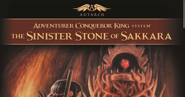 AX1: The Sinister Stone of Sakkara | RPG Item | RPGGeek