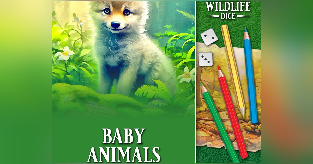 Wildlife Dice: Baby Animals | Board Game | BoardGameGeek