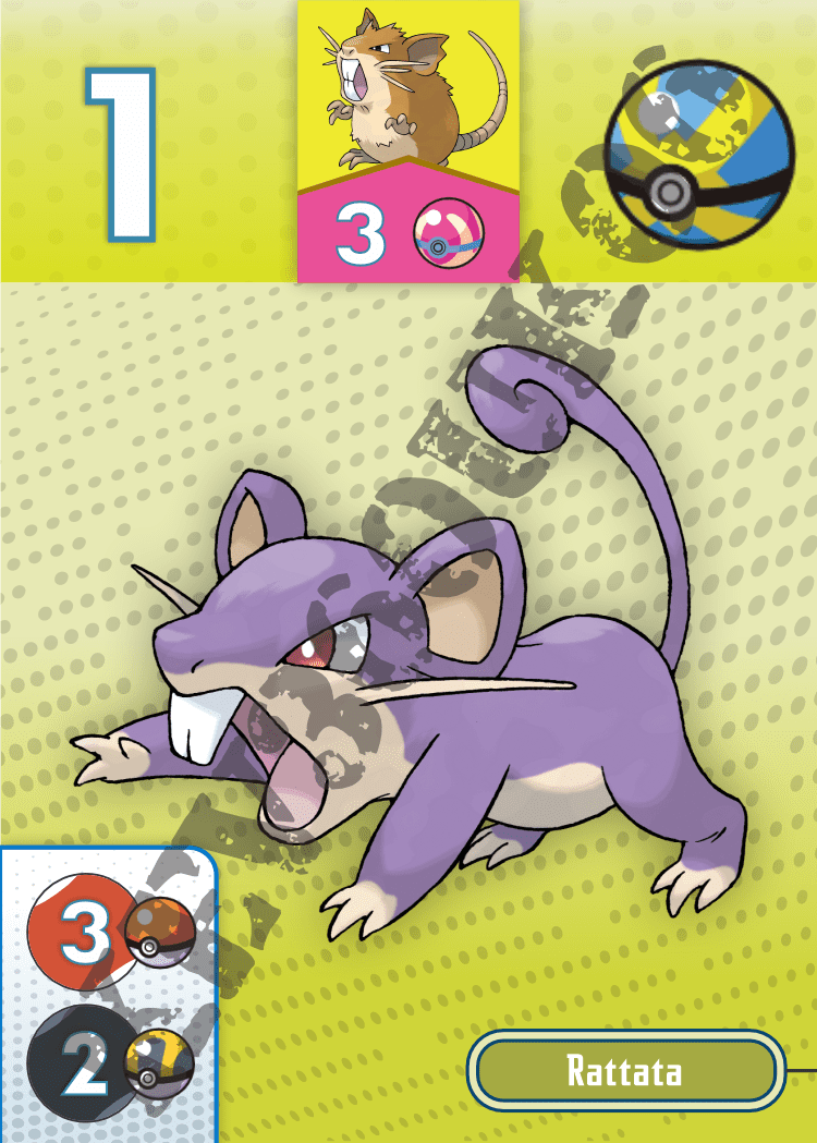 rattata evolution level yellow