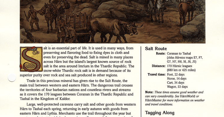 Salt Route | RPG Item | RPGGeek
