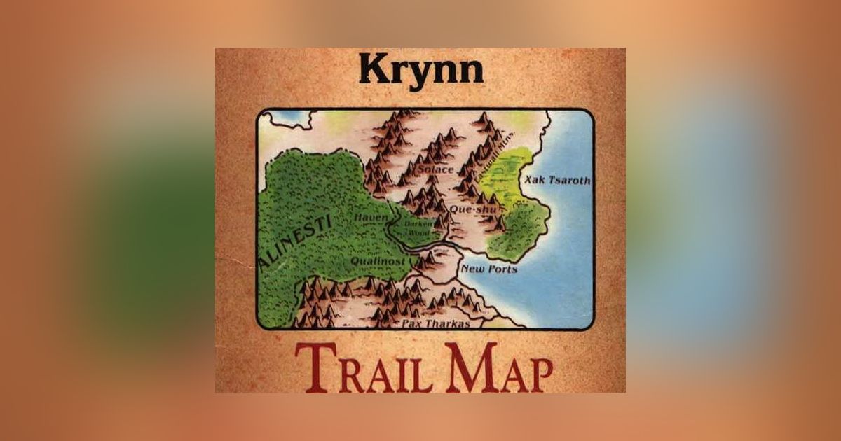 TM3: The World of Krynn Trail Map | RPG Item | RPGGeek