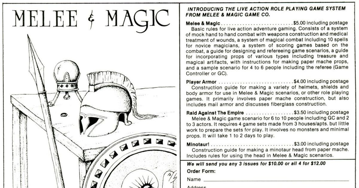 Melee & Magic | RPG Item | RPGGeek