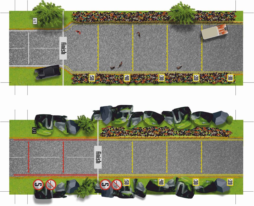 Finish tile | Flamme Rouge