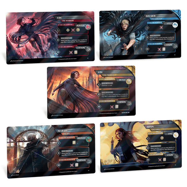 Mistborn Deckbuilding Game: Preorder Bundle | Board Game Accessory ...