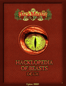 Hacklopedia of Beasts Vol. II (HackMaster 5th Edition) | RPG Item | RPGGeek
