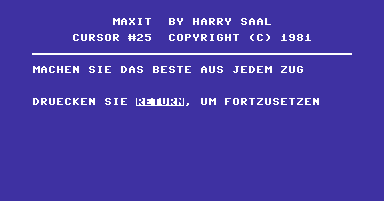 Maxit | Video Game | VideoGameGeek