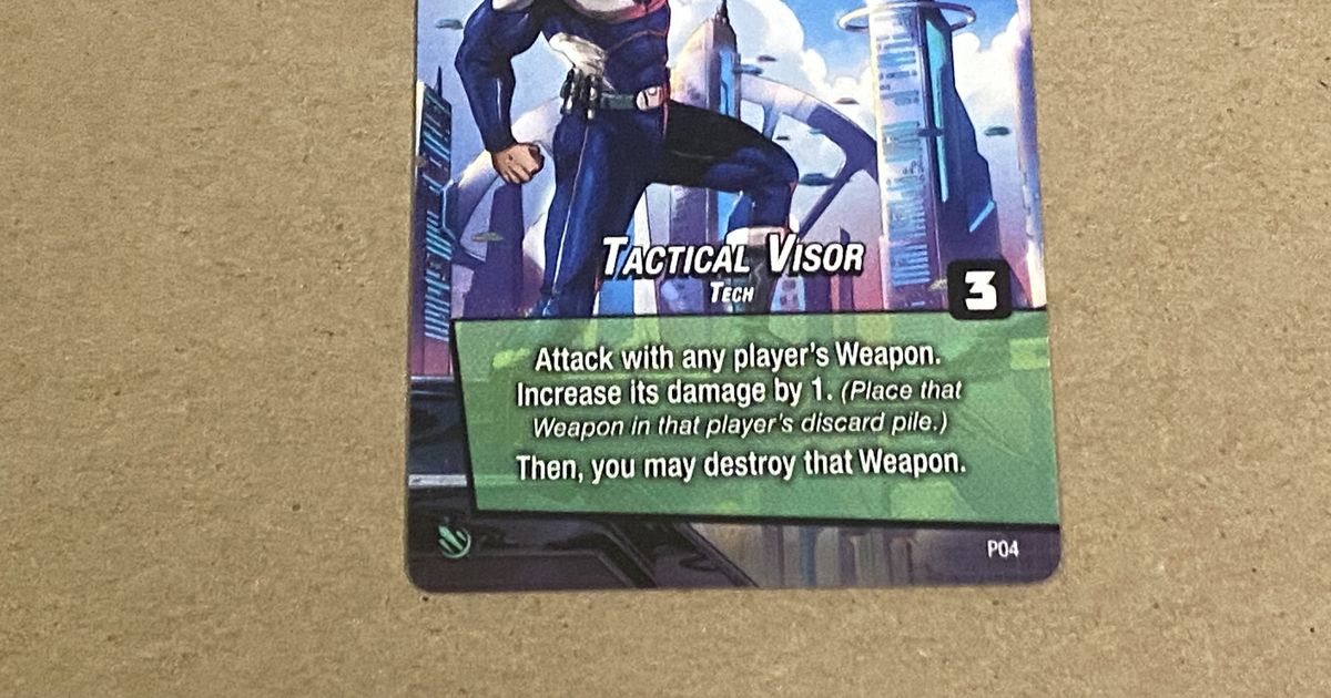 Astro Knights: Tactical Visor Promo Card | Board Game | BoardGameGeek