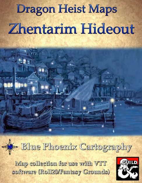 Dragon Heist Maps: Zhentarim Hideout | RPG Item | RPGGeek