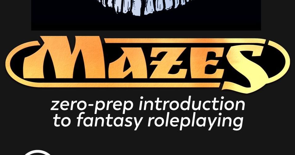 Mazes Zero-prep Introduction to Fantasy Roleplaying | RPG Item | RPGGeek