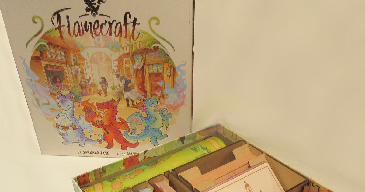 Flamecraft: GeekyGameyGadgets Insert/Organizer | Board Game Accessory ...