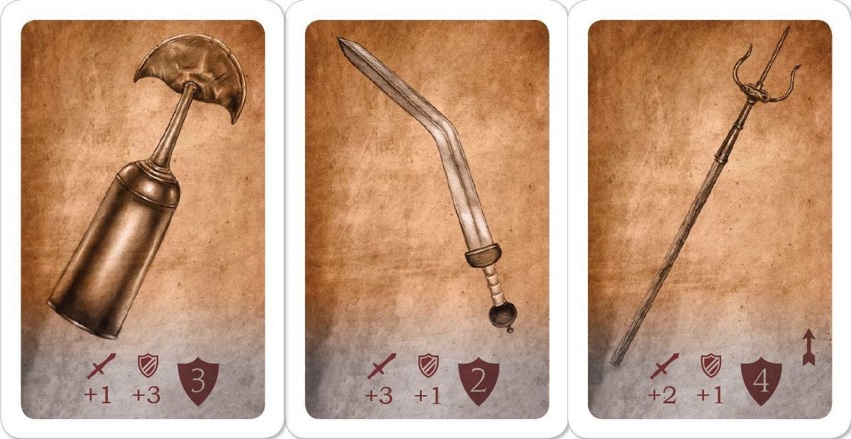 Gladiatori: Weapons Set | Board Game | BoardGameGeek