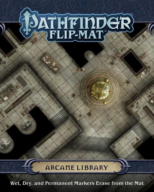 Pathfinder Flip-Mat: Arcane Library | RPG Item | BoardGameGeek