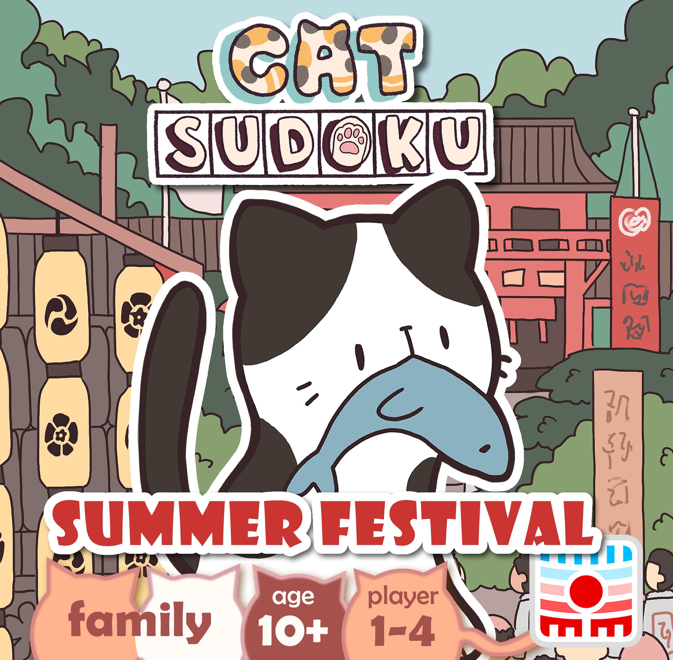 Cat Sudoku: Summer Festival (2025) | Board Game Videos
