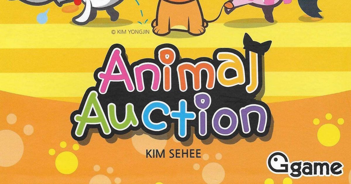 Animal Auction | Board Game | BoardGameGeek