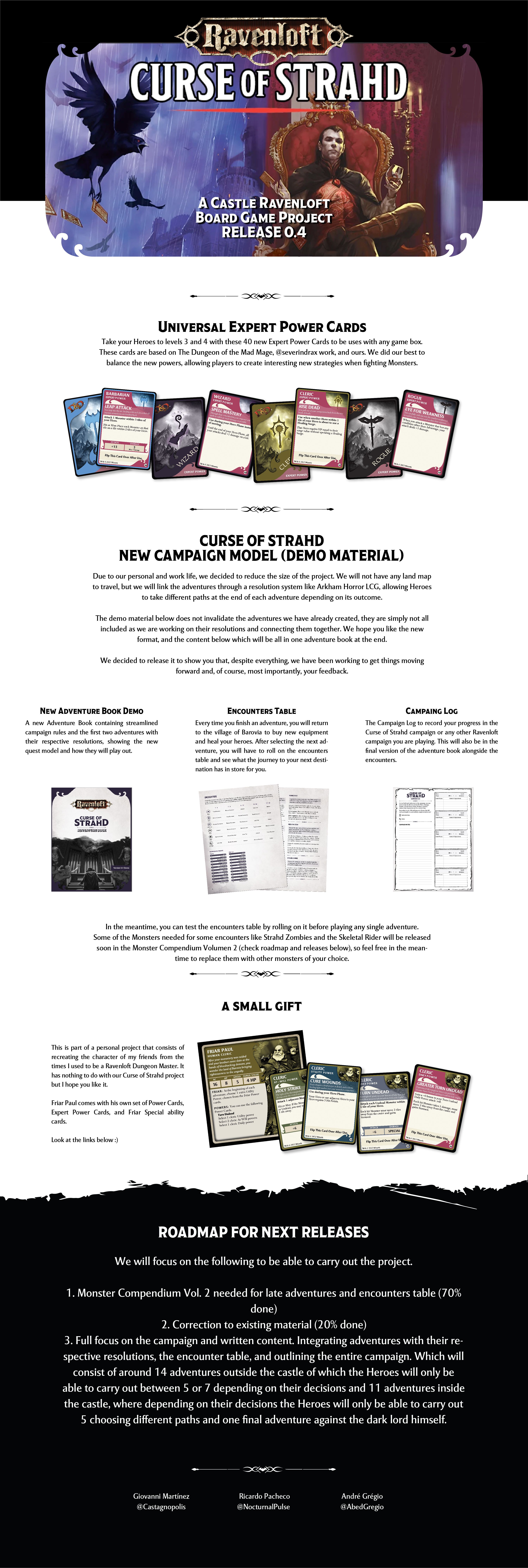 The Curse of Strahd Campaign Project - Release 0.4 "Expert Power Cards ...