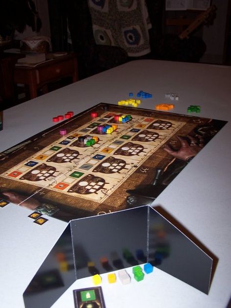 Games with Tiles (secret components) pulled out of a Draw Bag