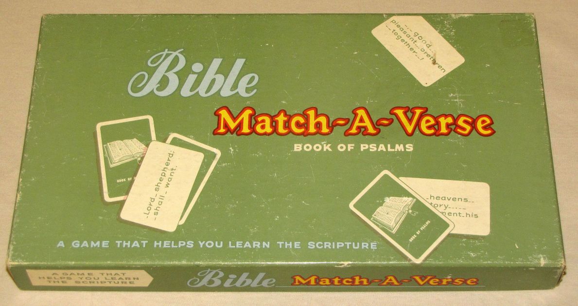 Bible Match-A-Verse, Book of Psalms | Board Game | BoardGameGeek