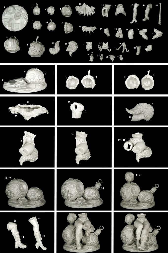 KDM minis - Assembly Guides by Alex tPG | Kingdom Death: Monster