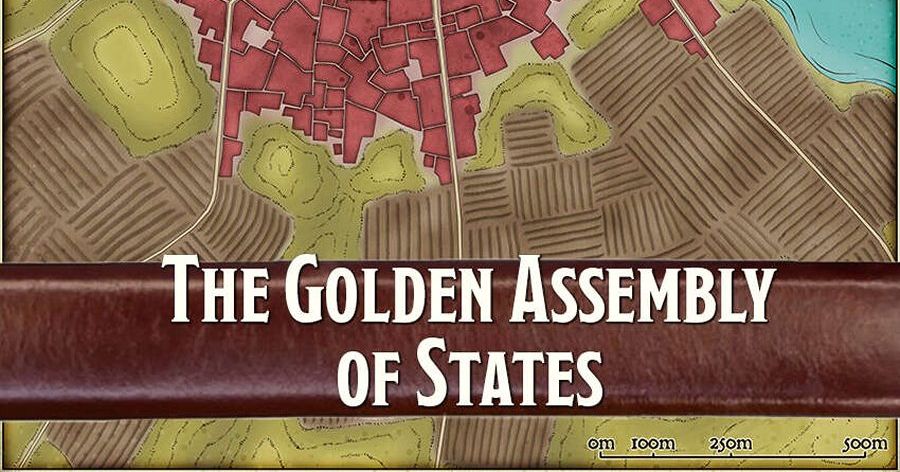 The Golden Assembly of States Stock City Map | RPG Item | RPGGeek