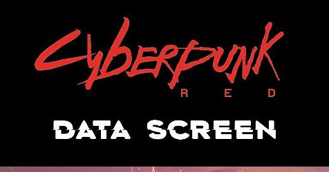 Cyberpunk RED Data Screen | RPG Item | RPGGeek