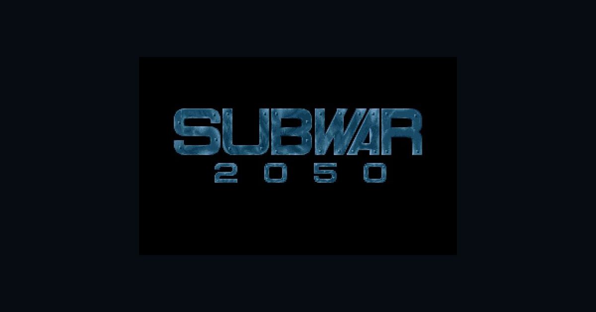 SubWar 2050 | Video Game | VideoGameGeek