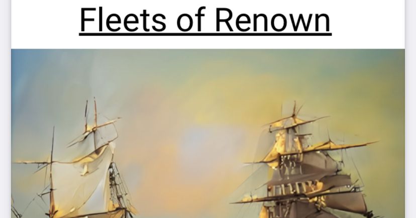 Fleets of Renown | Board Game | BoardGameGeek