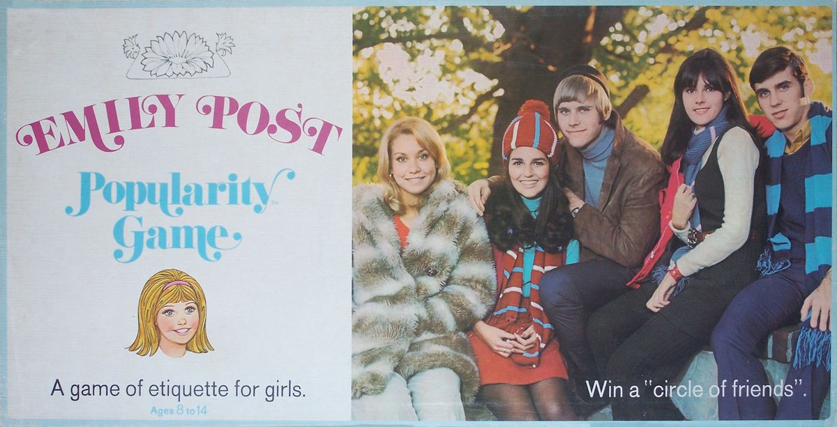 Emily Post Popularity Game | Board Game | BoardGameGeek