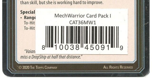 BattleTech: MechWarrior Card Pack I | Board Game | BoardGameGeek
