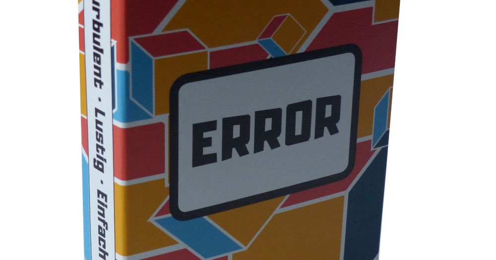 Error | Board Game | BoardGameGeek