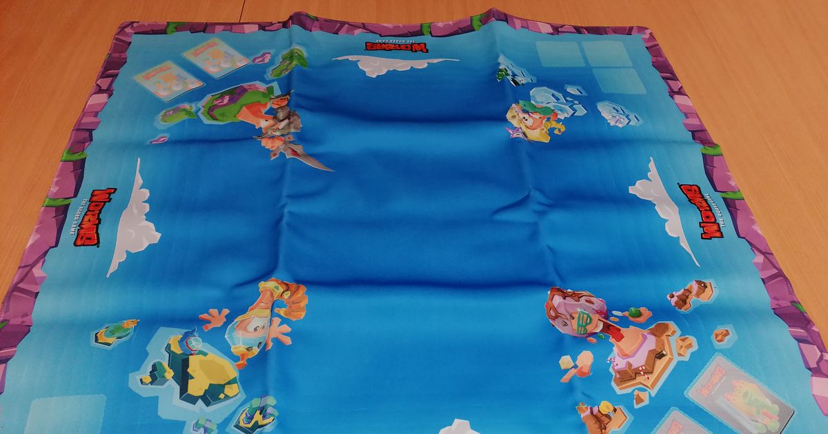Worms: The Board Game – Deluxe Neoprene Play Mat | Board Game Accessory ...