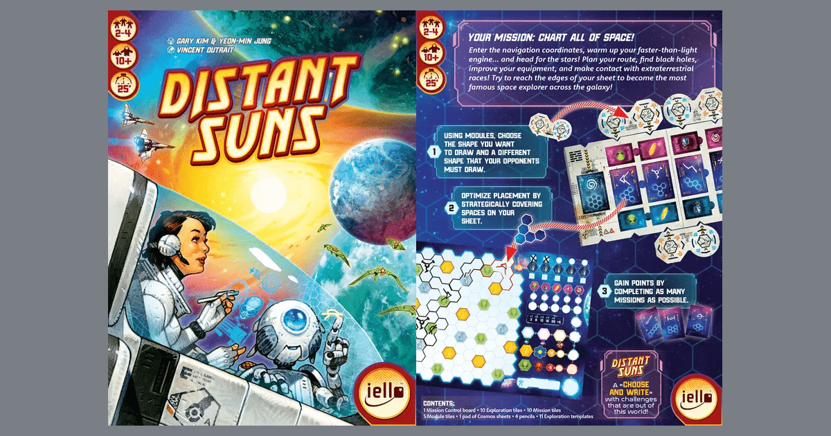 New 2022: Distant Suns | Juegos Roll & Write