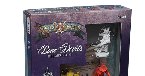Rum & Bones: Bone Devils Heroes Set #1 | Board Game | BoardGameGeek