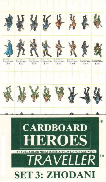Cardboard Heroes: Traveller Set 3 - Zhodani | RPG Item | RPGGeek