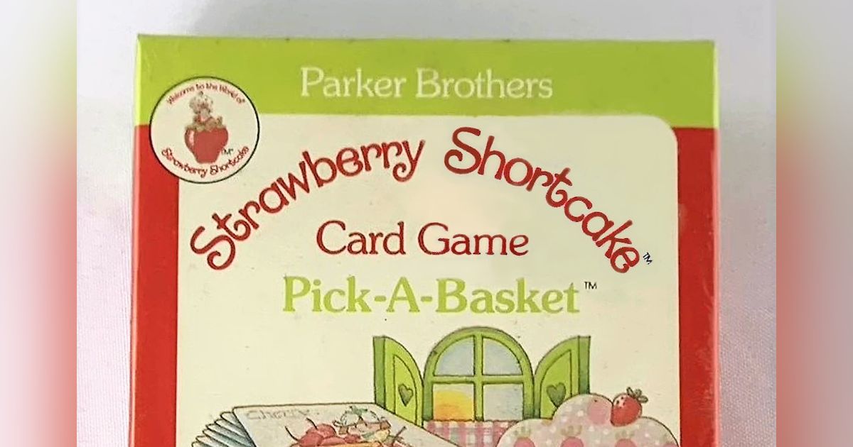 Strawberry Shortcake Card Game Pick-A-Basket | Board Game | BoardGameGeek
