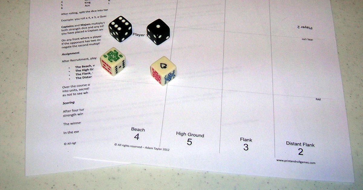 Rolling Battle | Board Game | BoardGameGeek