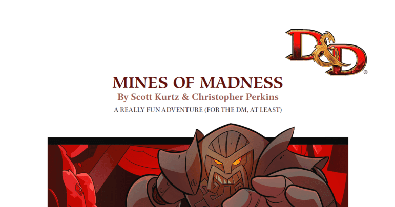 Mines of Madness | RPG Item | RPGGeek