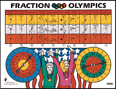 Fraction Olympics | Board Game | BoardGameGeek