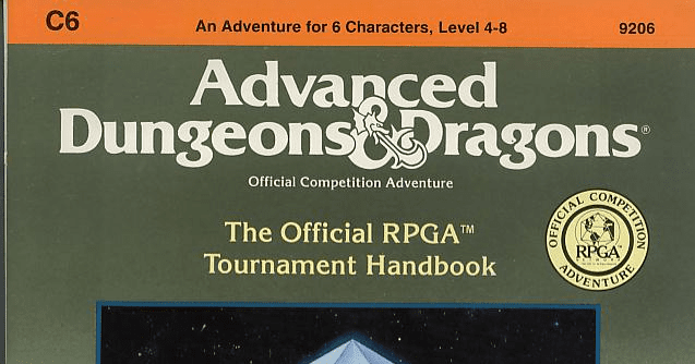 C6: The Official RPGA Tournament Handbook | RPG Item | BoardGameGeek