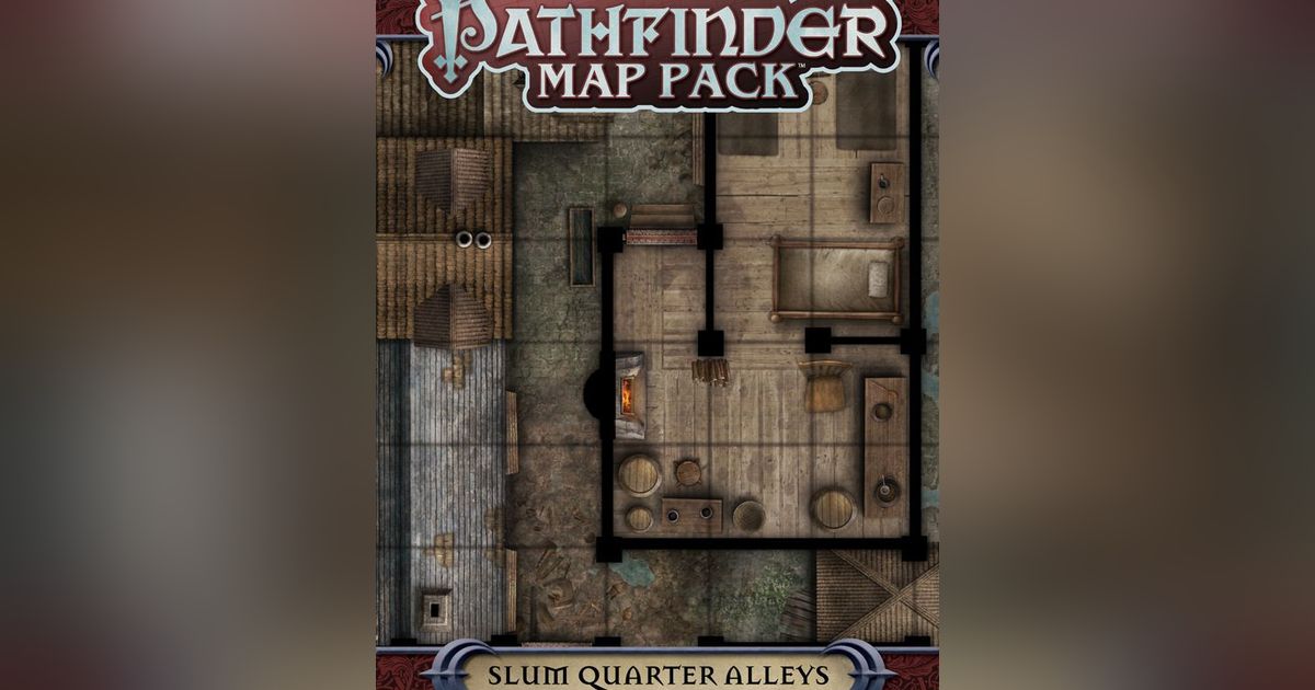 Pathfinder Map Pack: Slum Quarter Alleys | RPG Item | BoardGameGeek