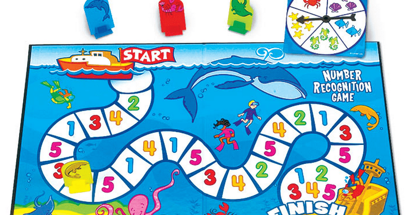 Play & Learn Math Game: Number Recognition | Board Game | BoardGameGeek