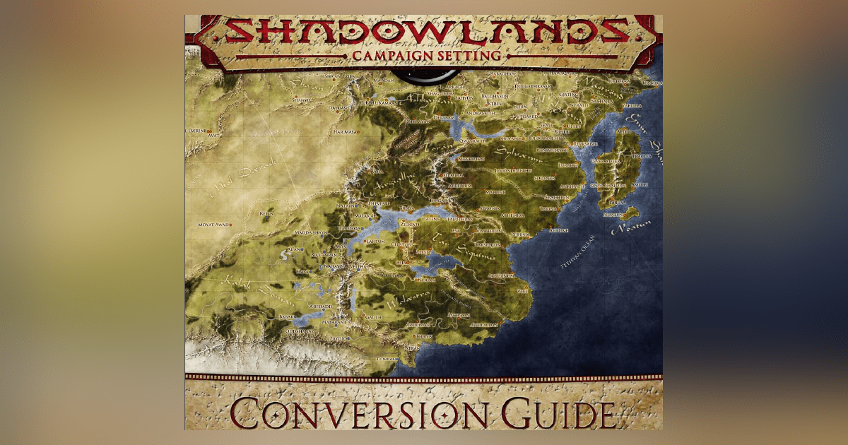 Shadowlands Conversion Guide | RPG Item | RPGGeek